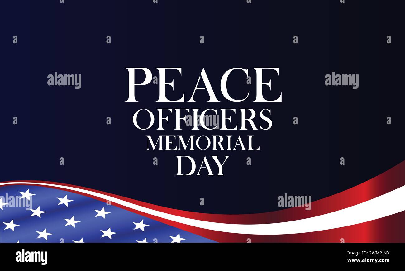 Police flag usa Stock Vector Images - Alamy