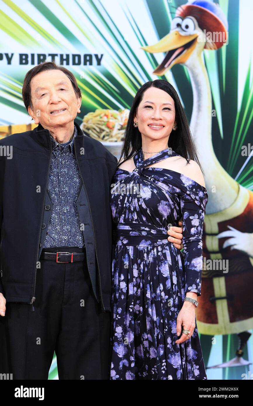 February 22, 2024, Los Angeles, California, USA: JAMES HONG and LUCY ...
