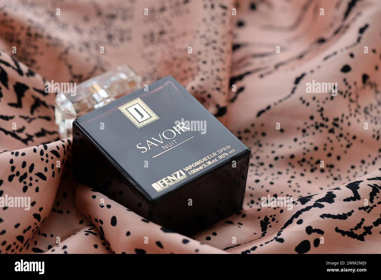 KYIV, UKRAINE - OCTOBER 31, 2023 Savoir Nuit unisex fragrance bottle by ...