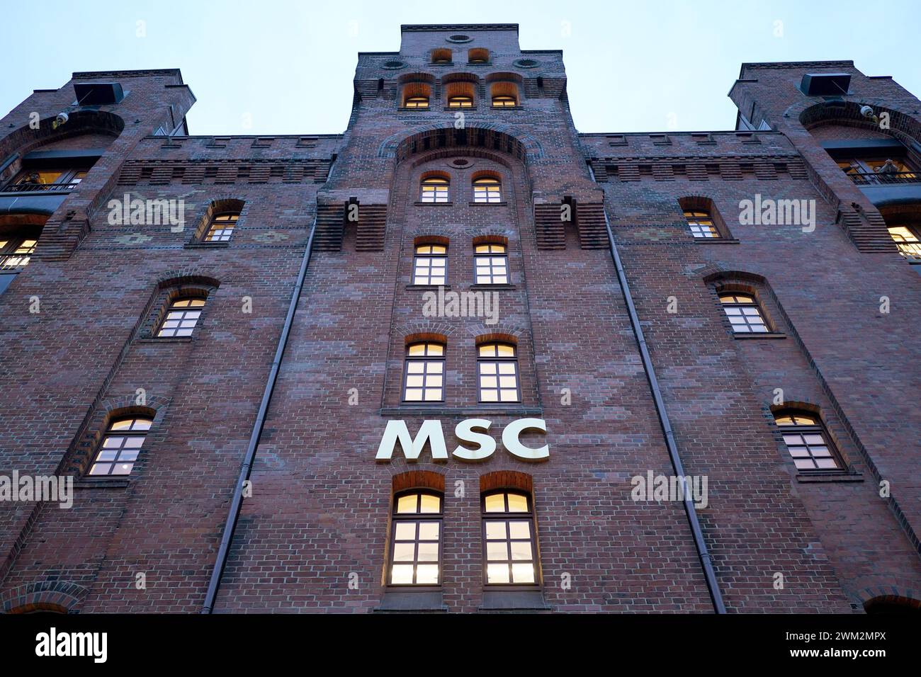 Mediterranean shipping company logo hi-res stock photography and images ...