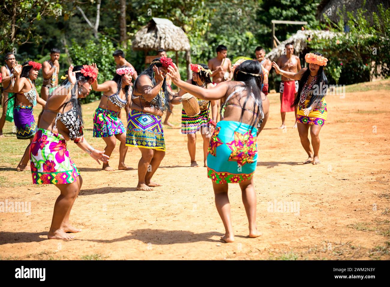 Panama embera indian village hi-res stock photography and images - Alamy