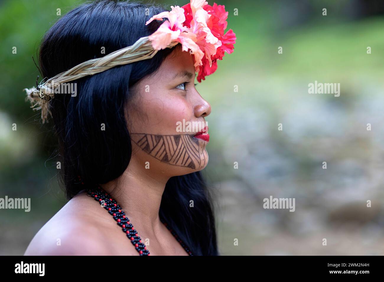 Indigenous embera girl hi-res stock photography and images - Alamy