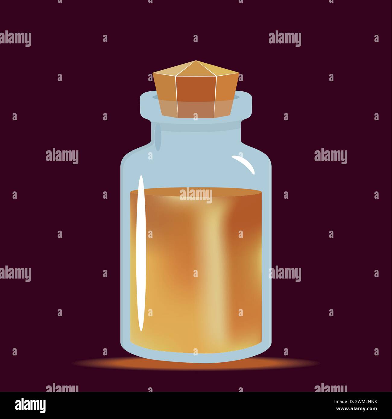 Colored magical potion flask Vector Stock Vector Image & Art - Alamy