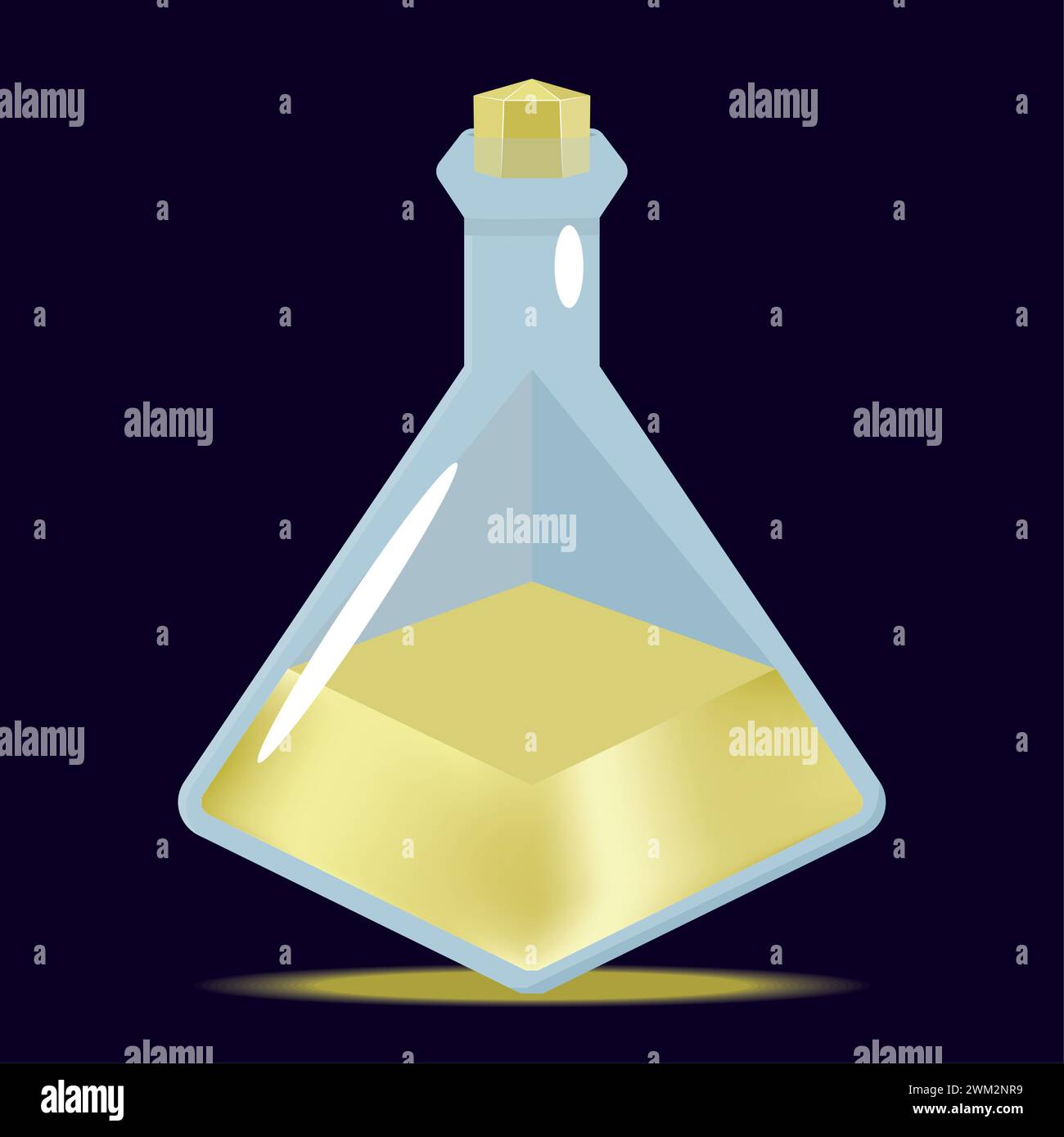 Colored magical potion flask Vector Stock Vector Image & Art - Alamy