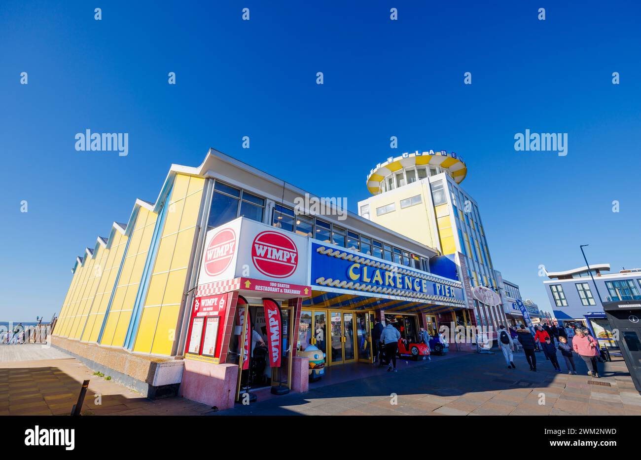 Clarence Pier, an amusement and entertainment pier in Southsea ...