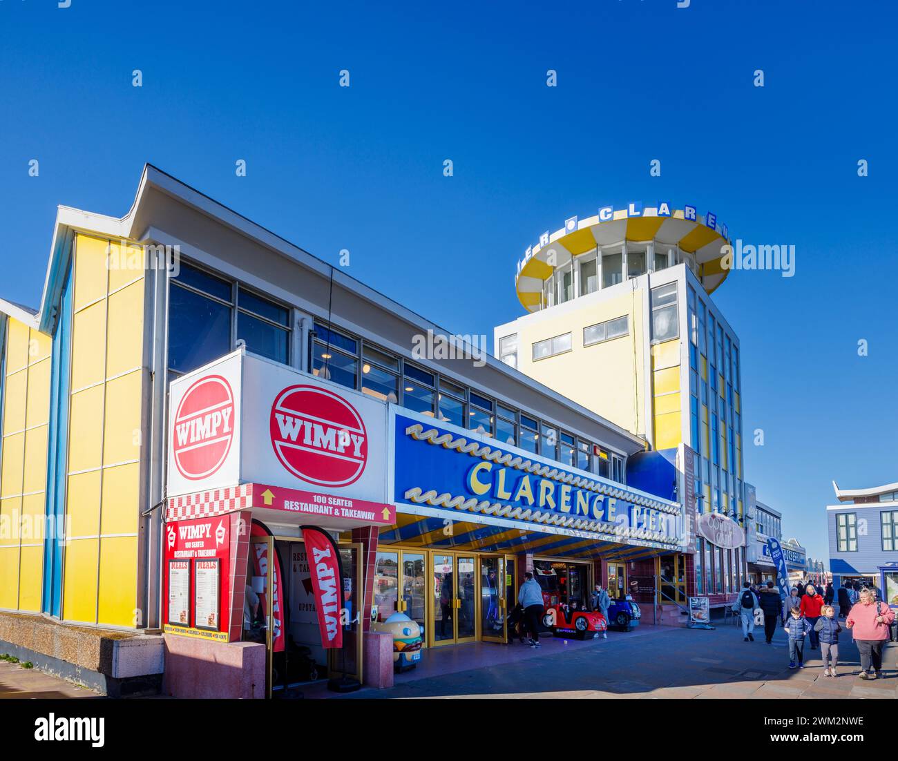 Clarence Pier, an amusement and entertainment pier in Southsea ...