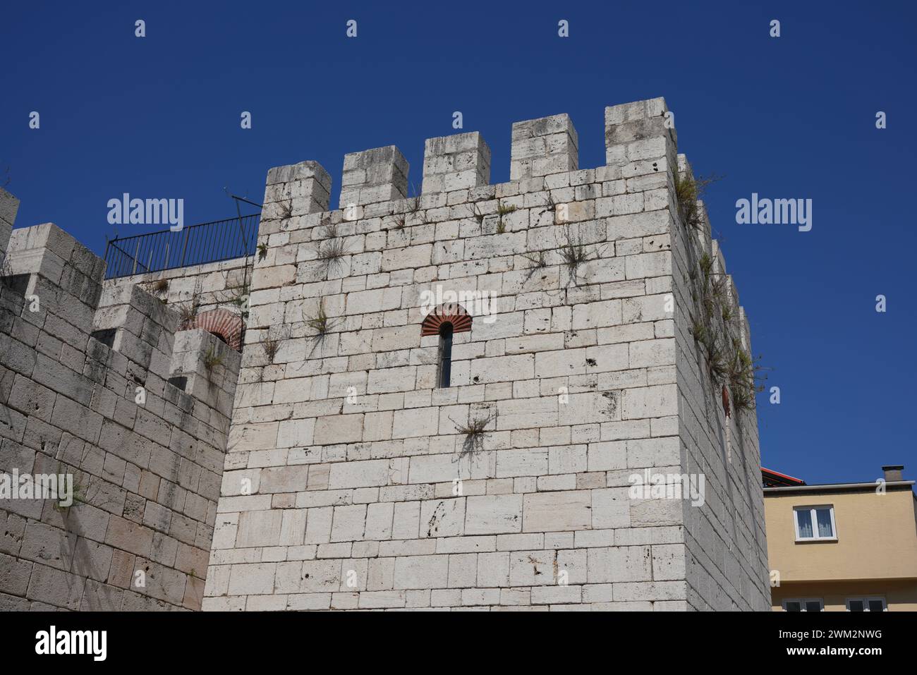 Castle Walls of Bursa City in Turkiye Stock Photo - Alamy