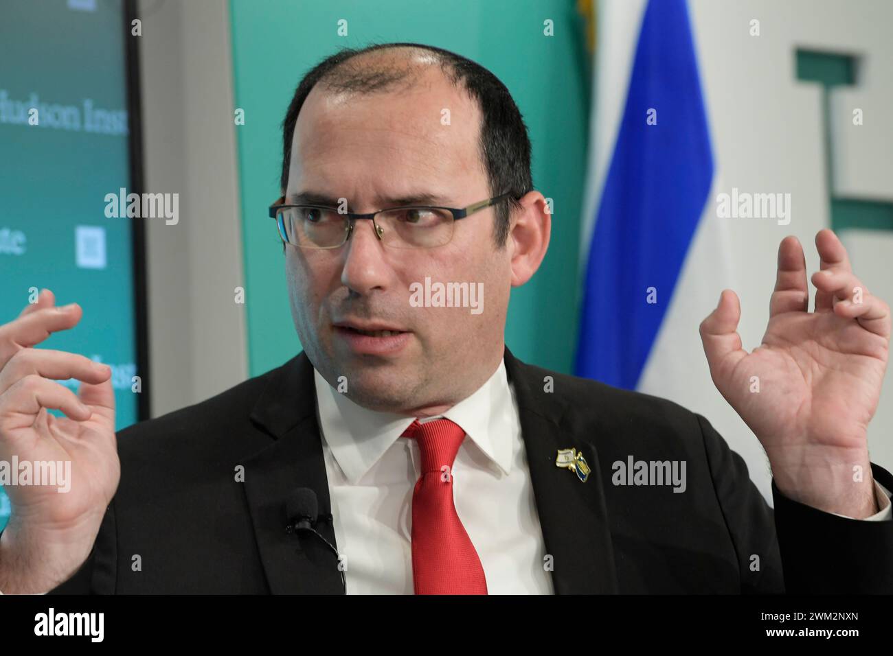 Washington, USA. 23rd Feb, 2024. Religious Zionist Party member Simcha ...