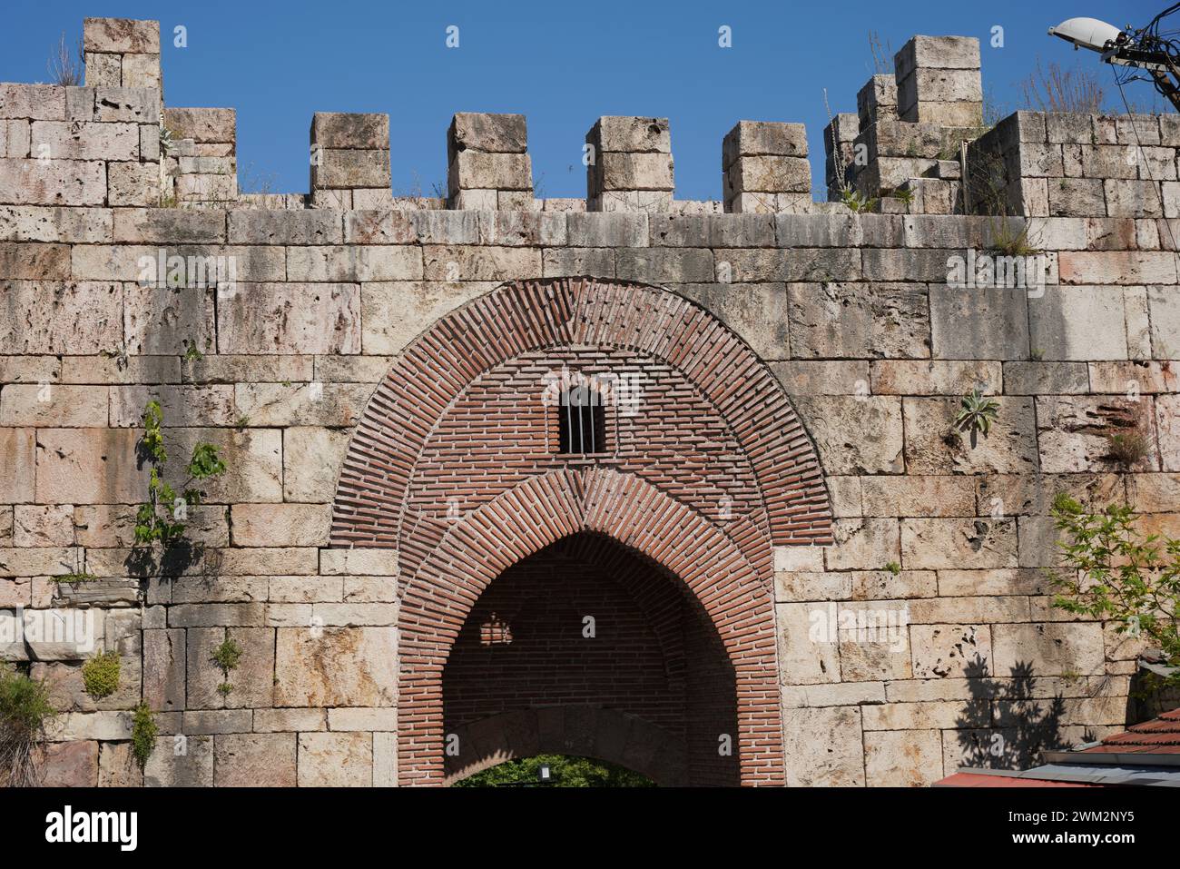 Castle Walls of Bursa City in Turkiye Stock Photo - Alamy