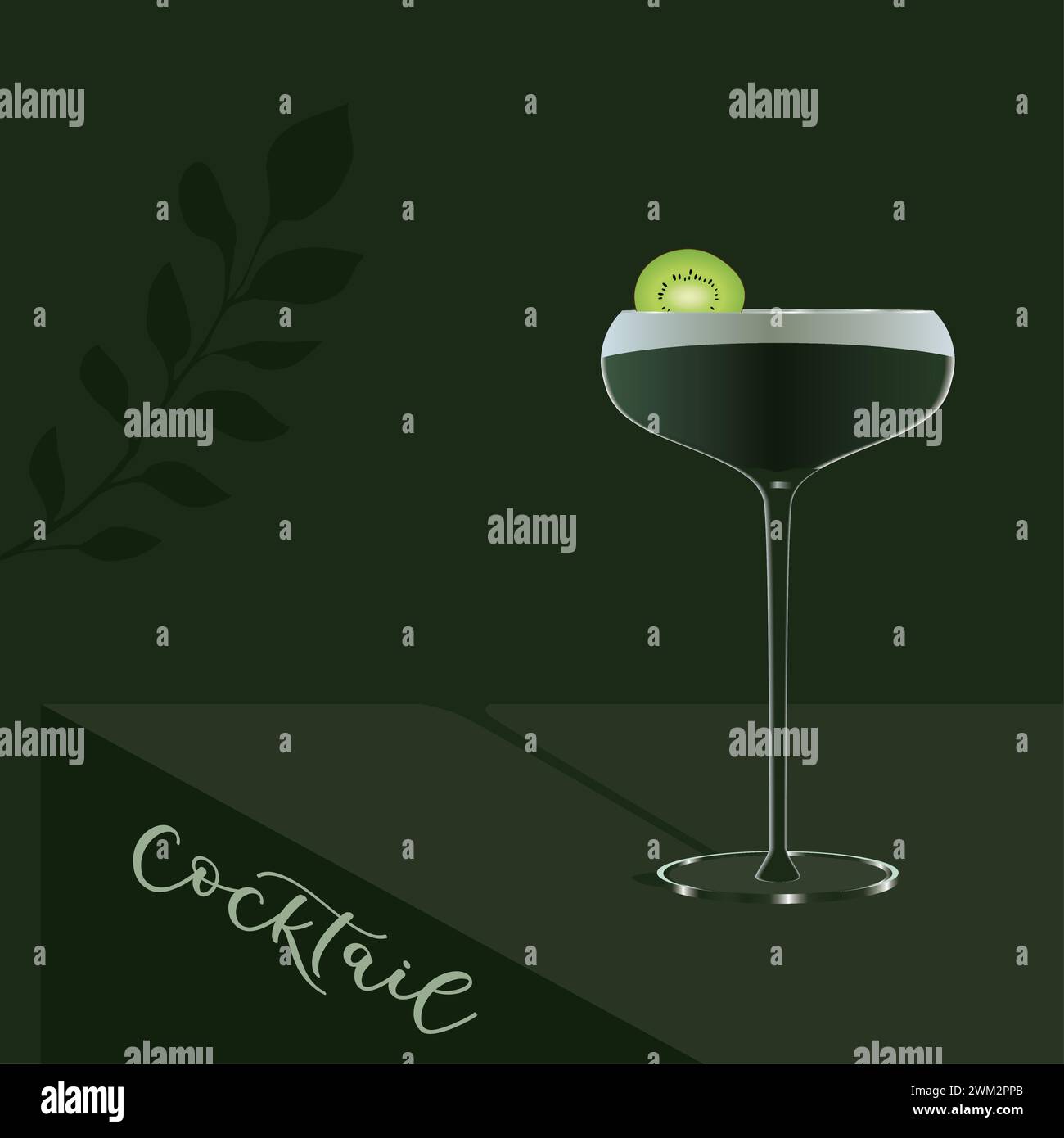 Colored detailed cocktail Vector Stock Vector Image & Art - Alamy