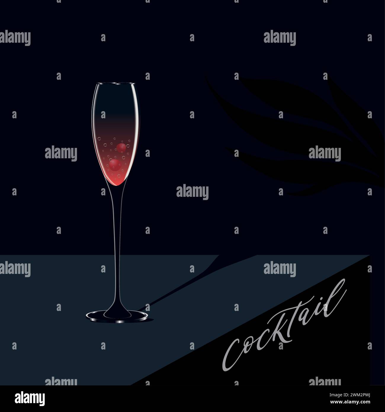 Colored detailed cocktail Vector Stock Vector Image & Art - Alamy