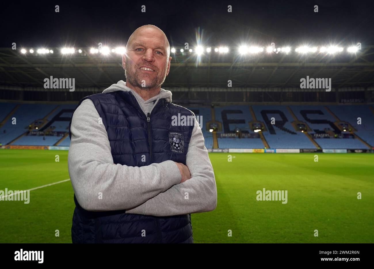 Coventry City football community manager Dave Busst before the Sky Bet ...