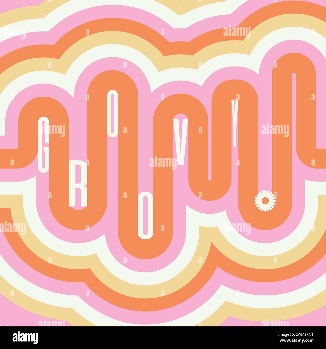 Colored groovy background Vector Stock Vector Image & Art - Alamy