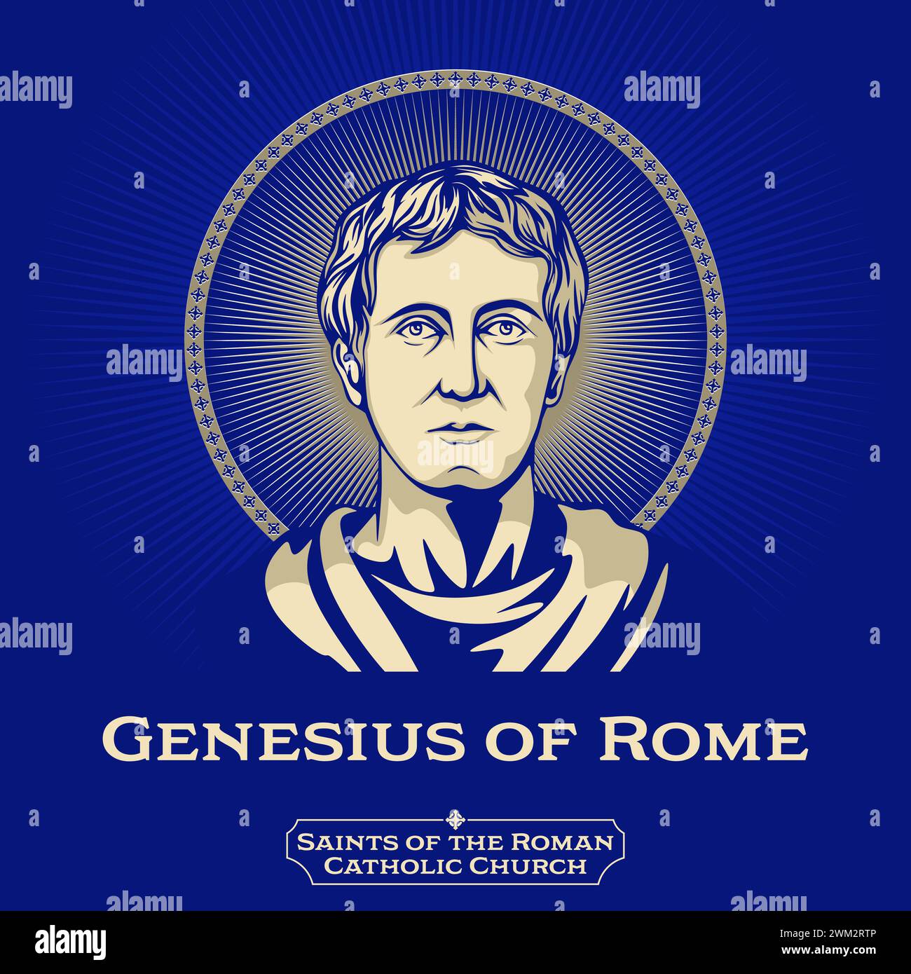 Saints of the Catholic Church. Genesius of Rome (Died 303) is a ...