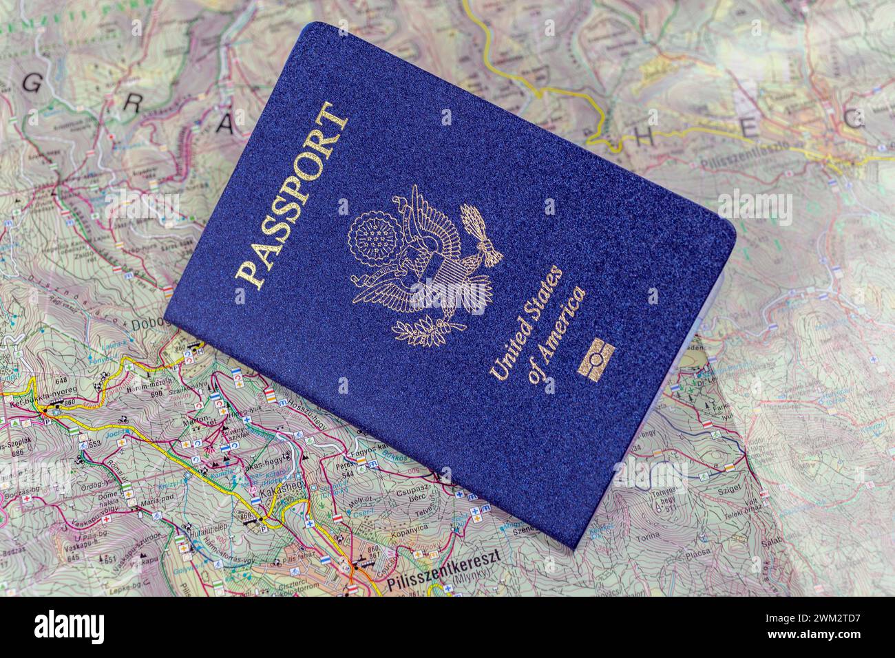 Immigration route map to united states hi-res stock photography and ...