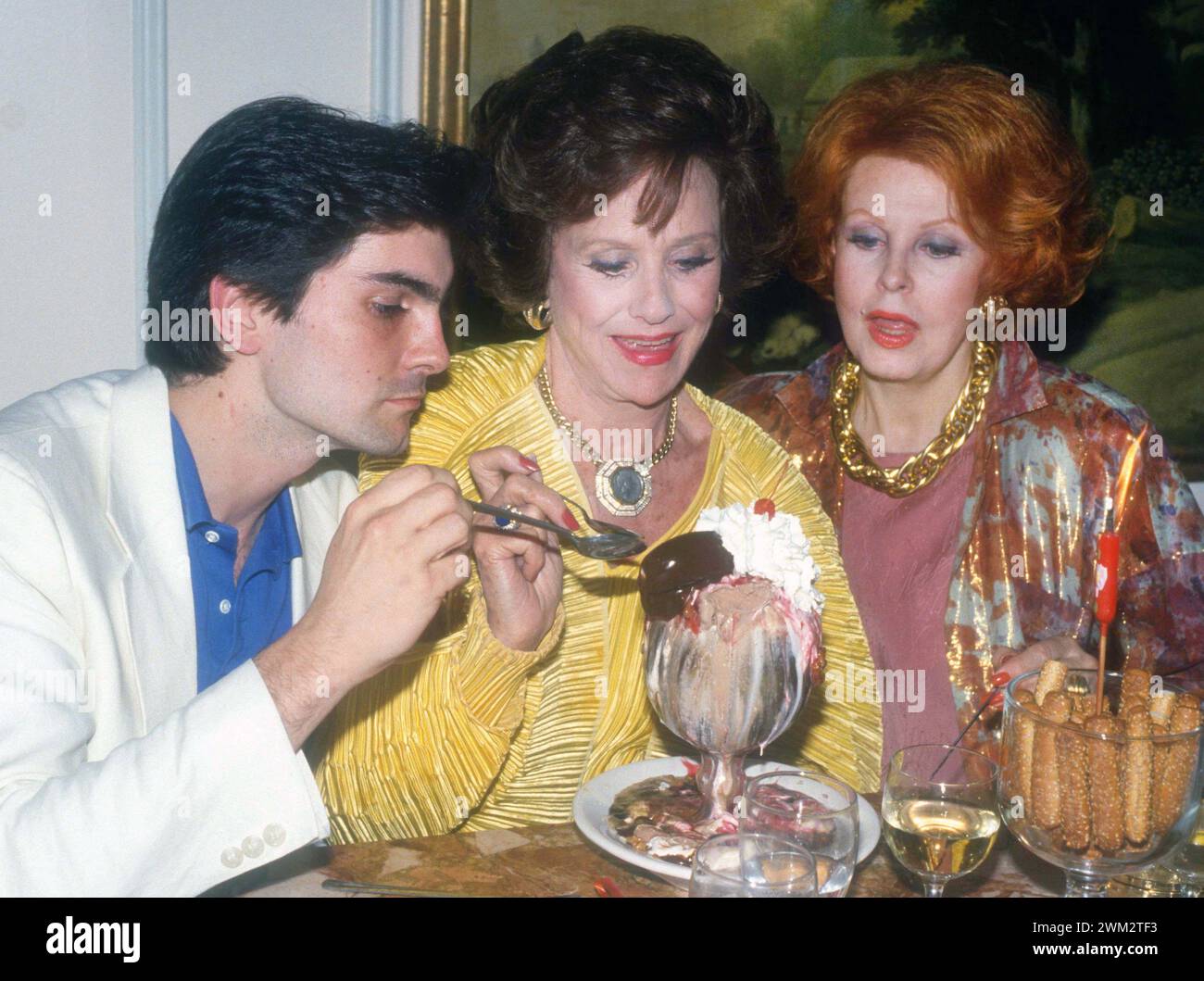 Tyrone Power Jr. Ruth Warwick Arlene Dahl 1985 Photo By John Barrett ...