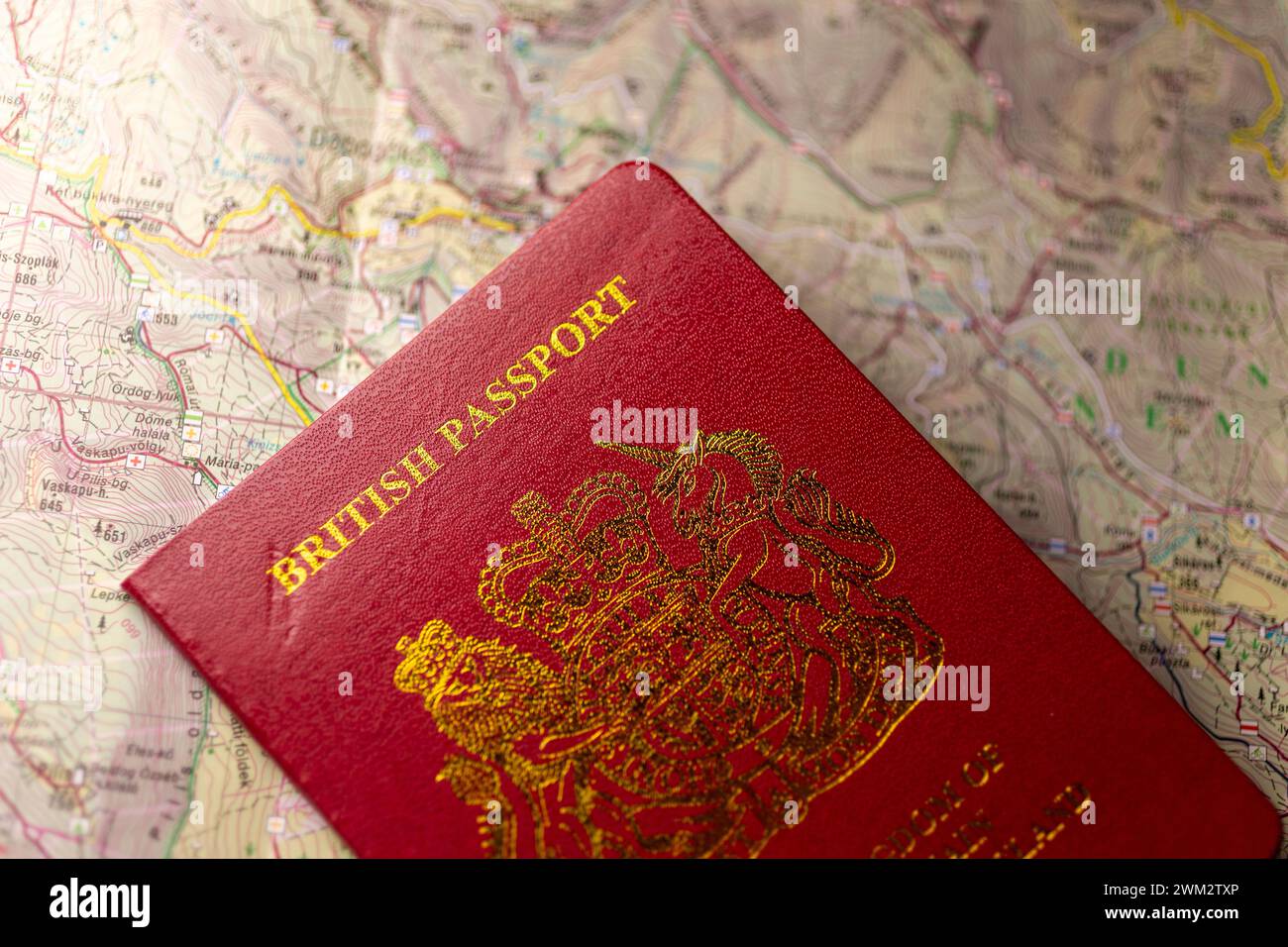 British passport world map hi-res stock photography and images - Alamy
