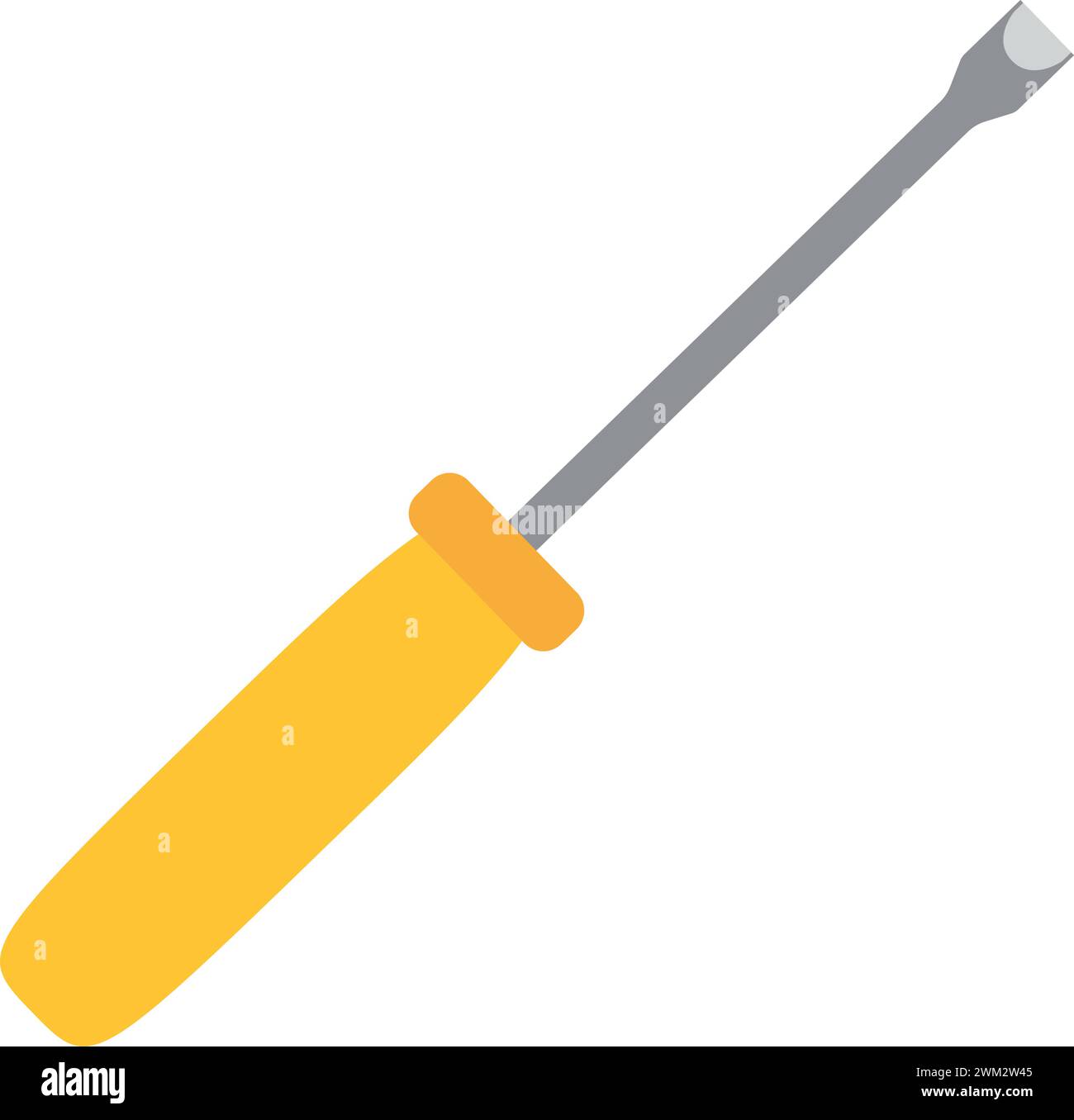 Isolated construction screwdriver vector Stock Vector Images - Alamy