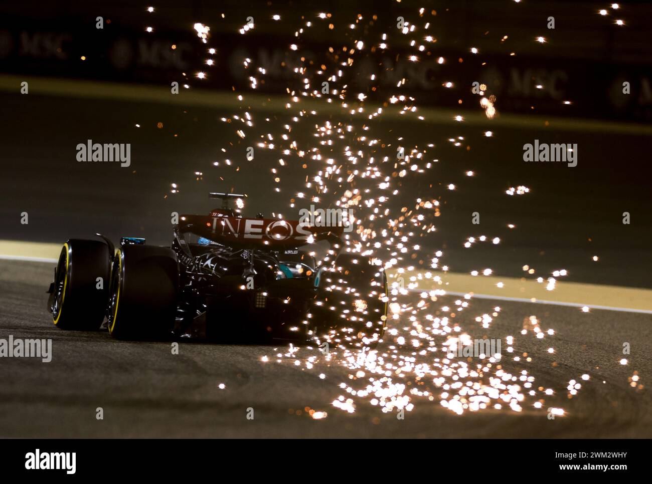 63 RUSSELL George (gbr), Mercedes AMG F1 Team W15, action during the ...