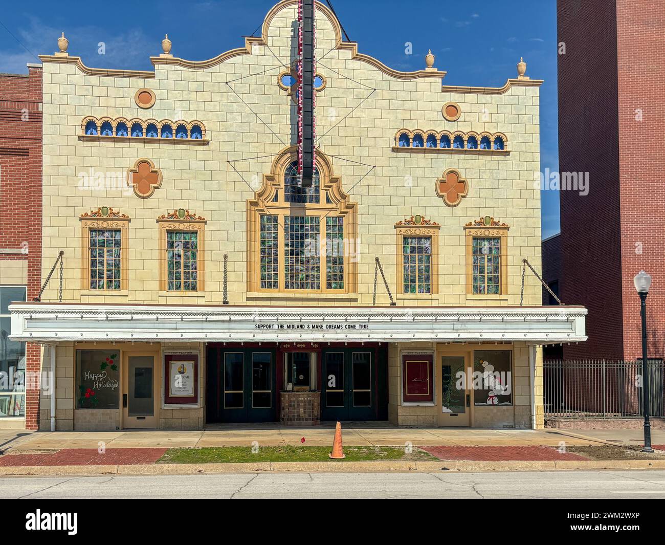 The historic Midland Theatre, Coffeyville, Kansas Stock Photo - Alamy