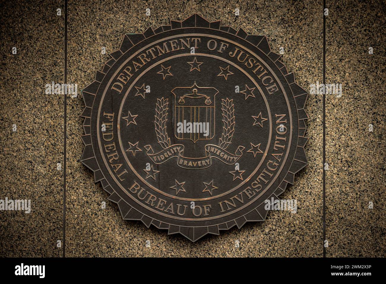 Federal bureau of investigation seal hi-res stock photography and ...