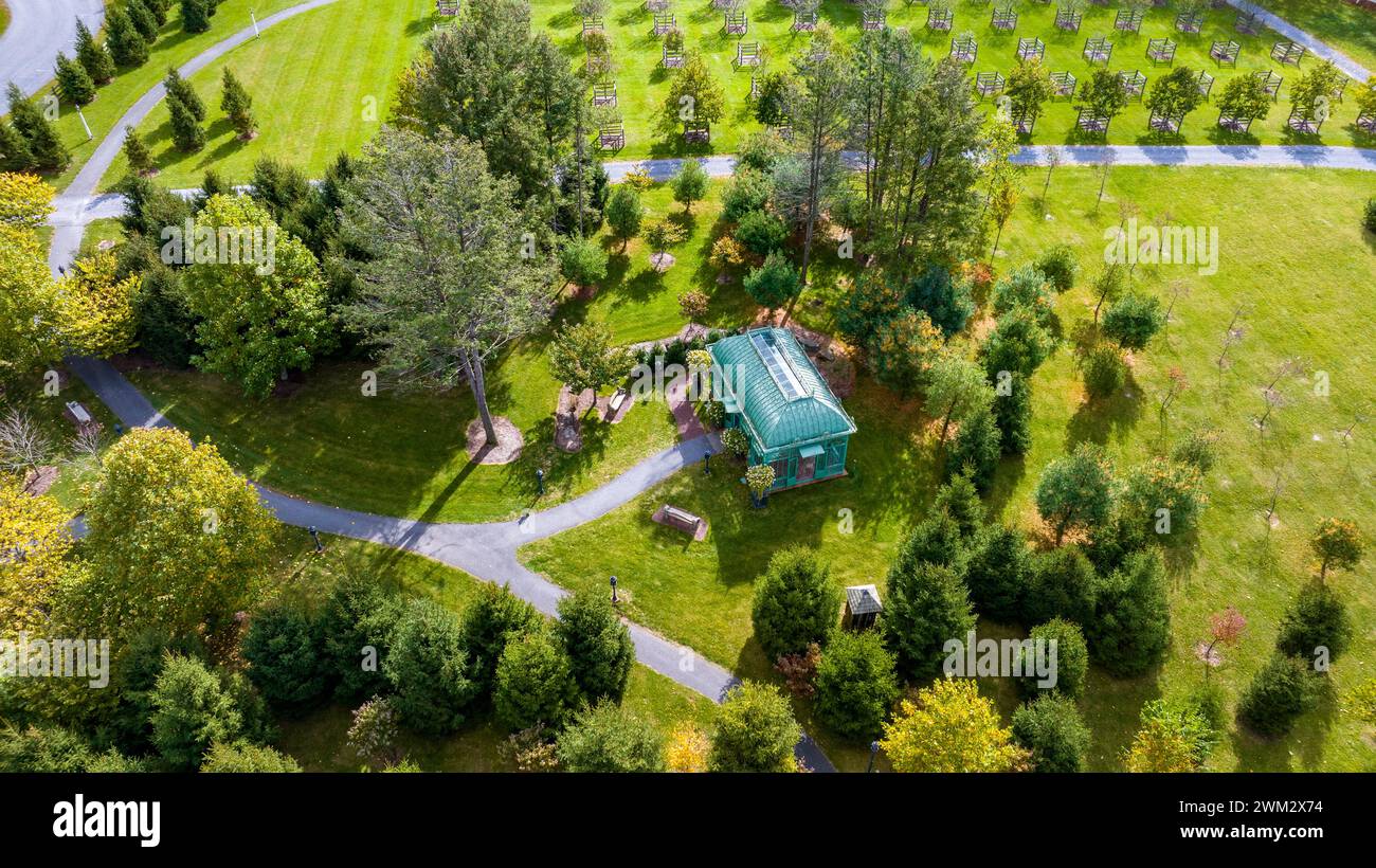 Elizabethtown, Pennsylvania, October 22, 2023 - An Aerial View of a ...