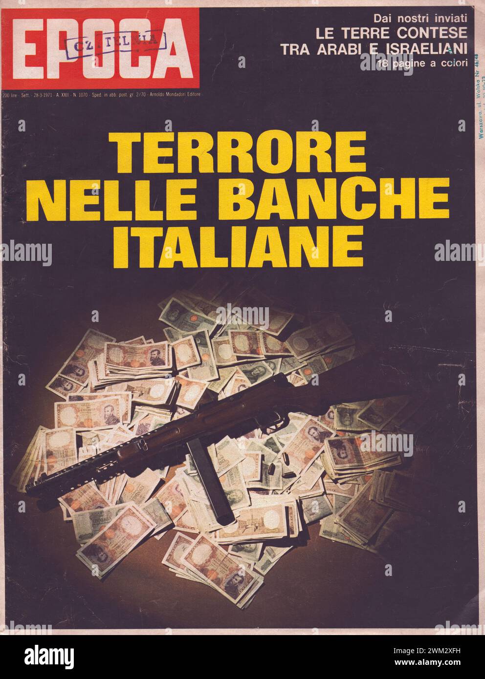 Vintage italian magazine first page hi-res stock photography and images ...