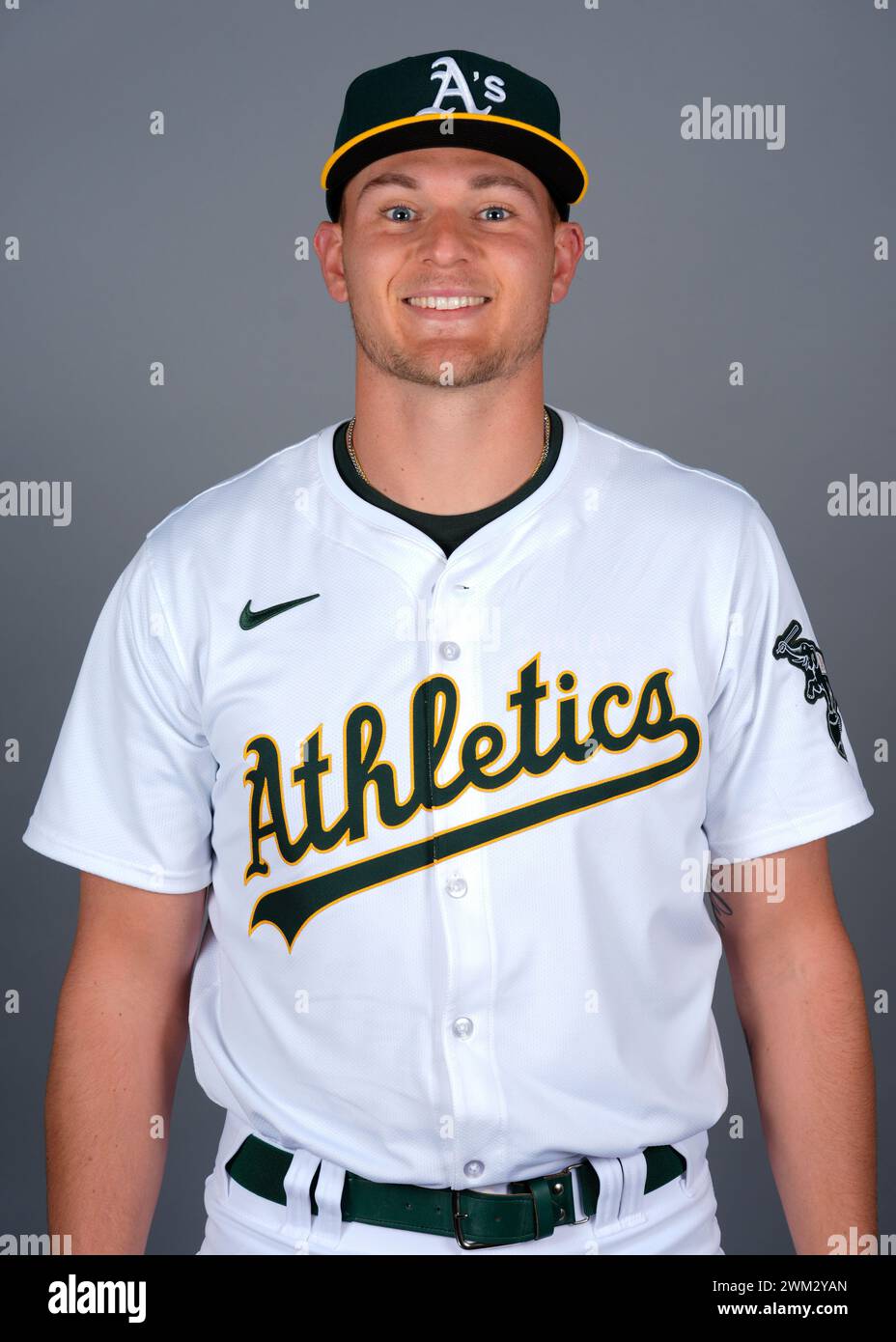 This is a 2024 photo of Billy Sullivan of the Oakland Athletics ...