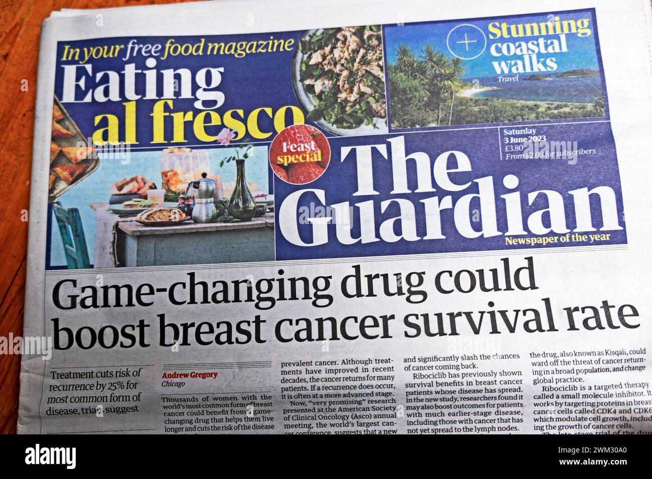 'Game-changing drug could boost breast cancer survival rate' Guardian ...
