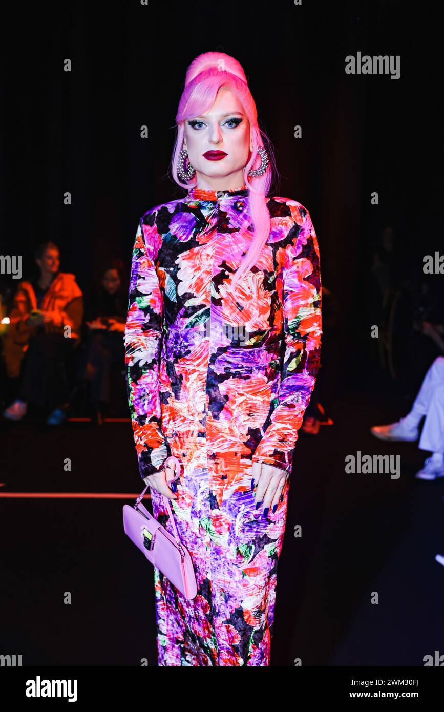 Milan, Italy. 23rd Feb, 2024. Women's Fashion Autumn Winter 2024-2025 ...