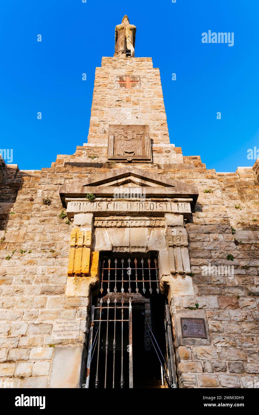 Monument to Juan Sebastián de Elcano. In 1922, the IV centenary of the ...