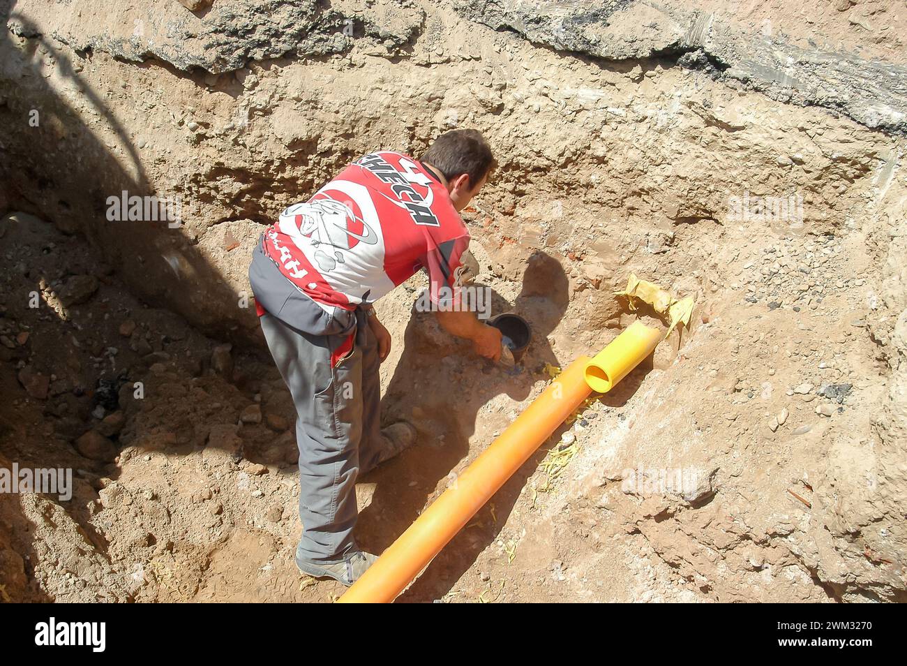 Pipes ducts people hi-res stock photography and images - Alamy