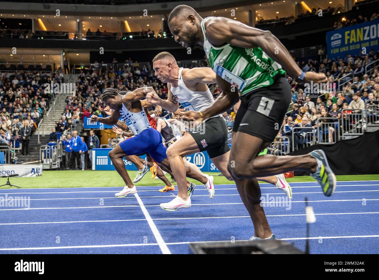 Berlin, Germany. 23rd Feb, 2024. Athletics: Istaf Indoor, 60m men ...