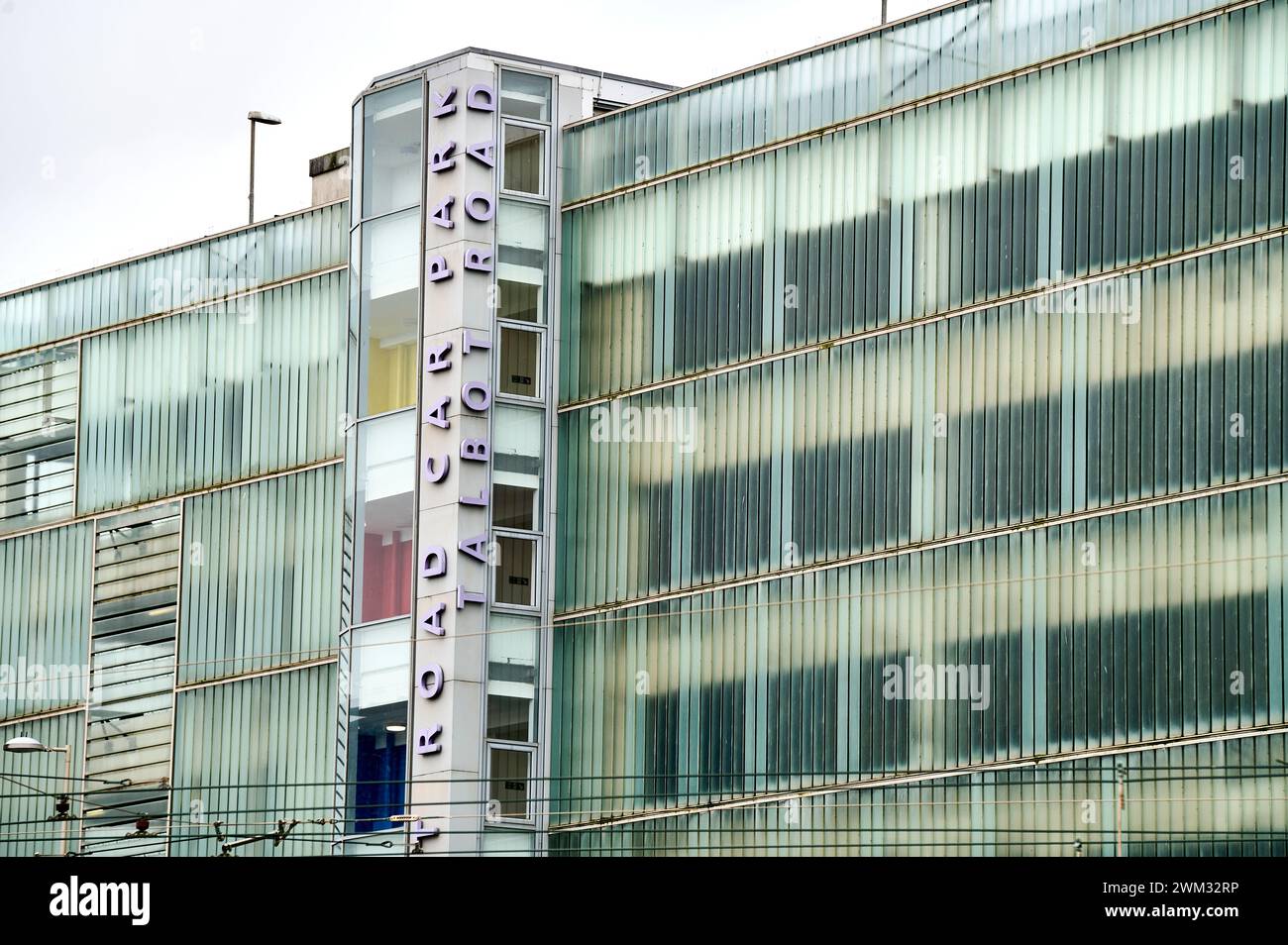 Exterior of multi storey car park in blackpool,UK Stock Photo - Alamy