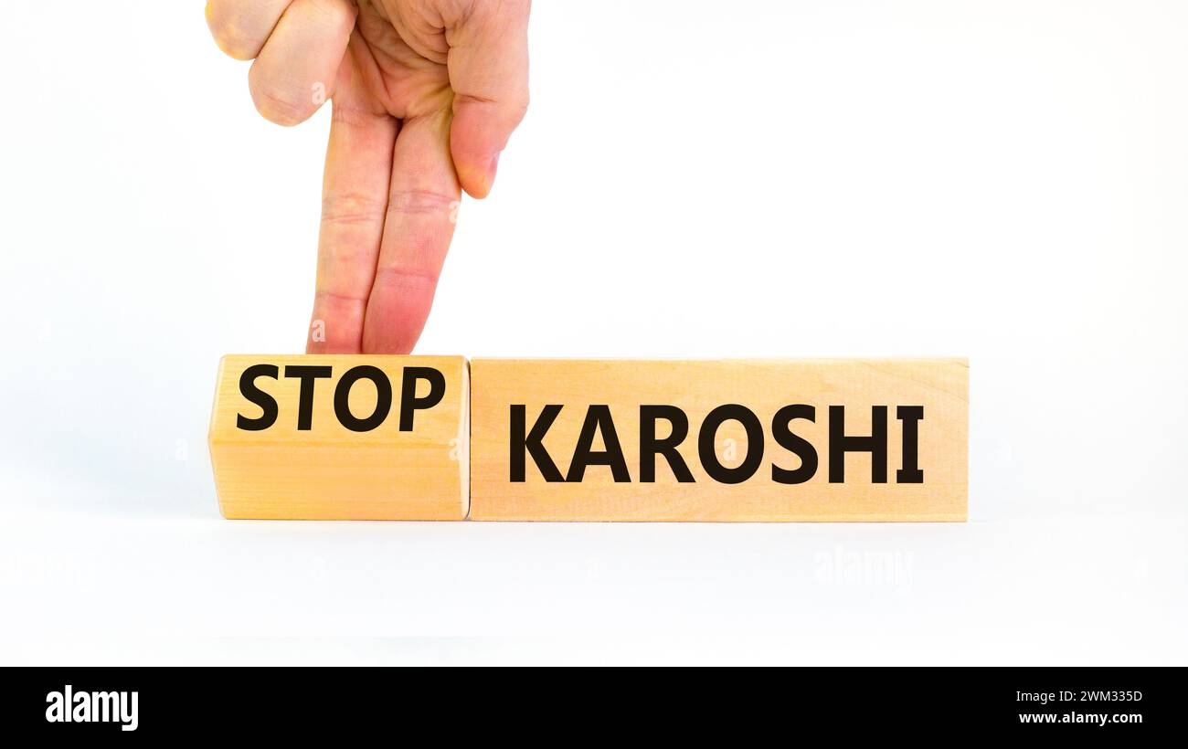Stop karoshi hi-res stock photography and images - Alamy