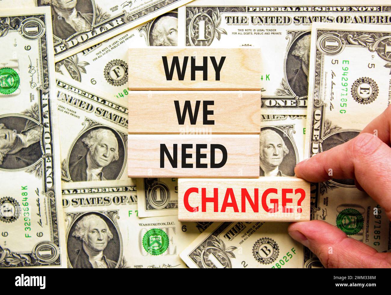 Why we need change symbol. Concept words Why we need change on ...