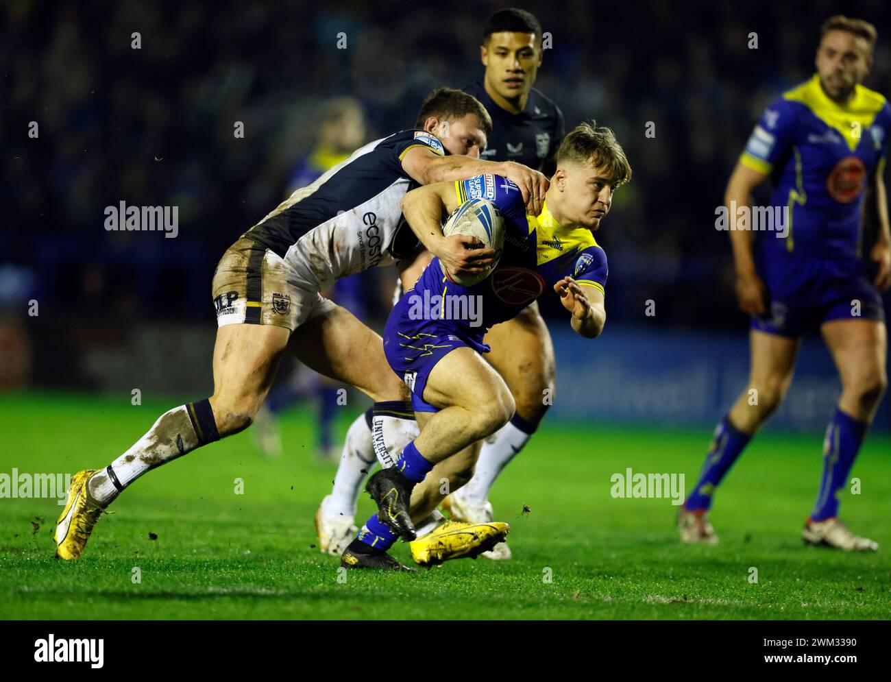 Warrington Wolves' Leon Hayes during the Betfred Super League match at ...