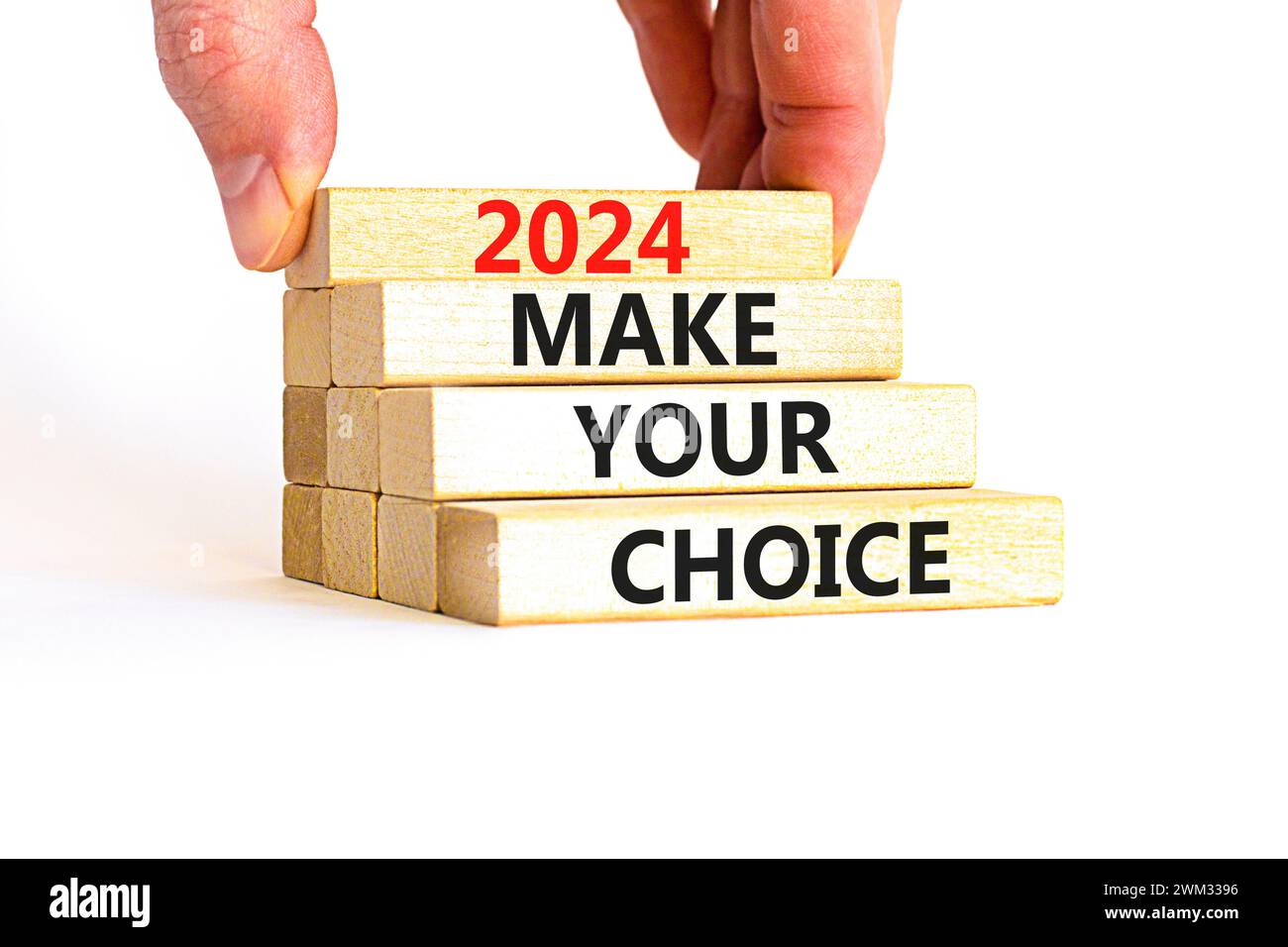 2024 Make your choice symbol. Concept words 2024 Make your choice on ...