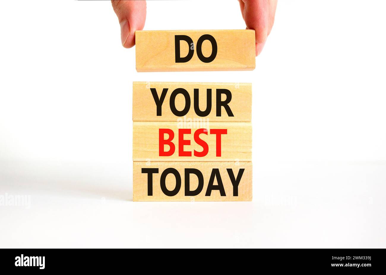 Do your best today symbol. Concept words Do your best today on ...