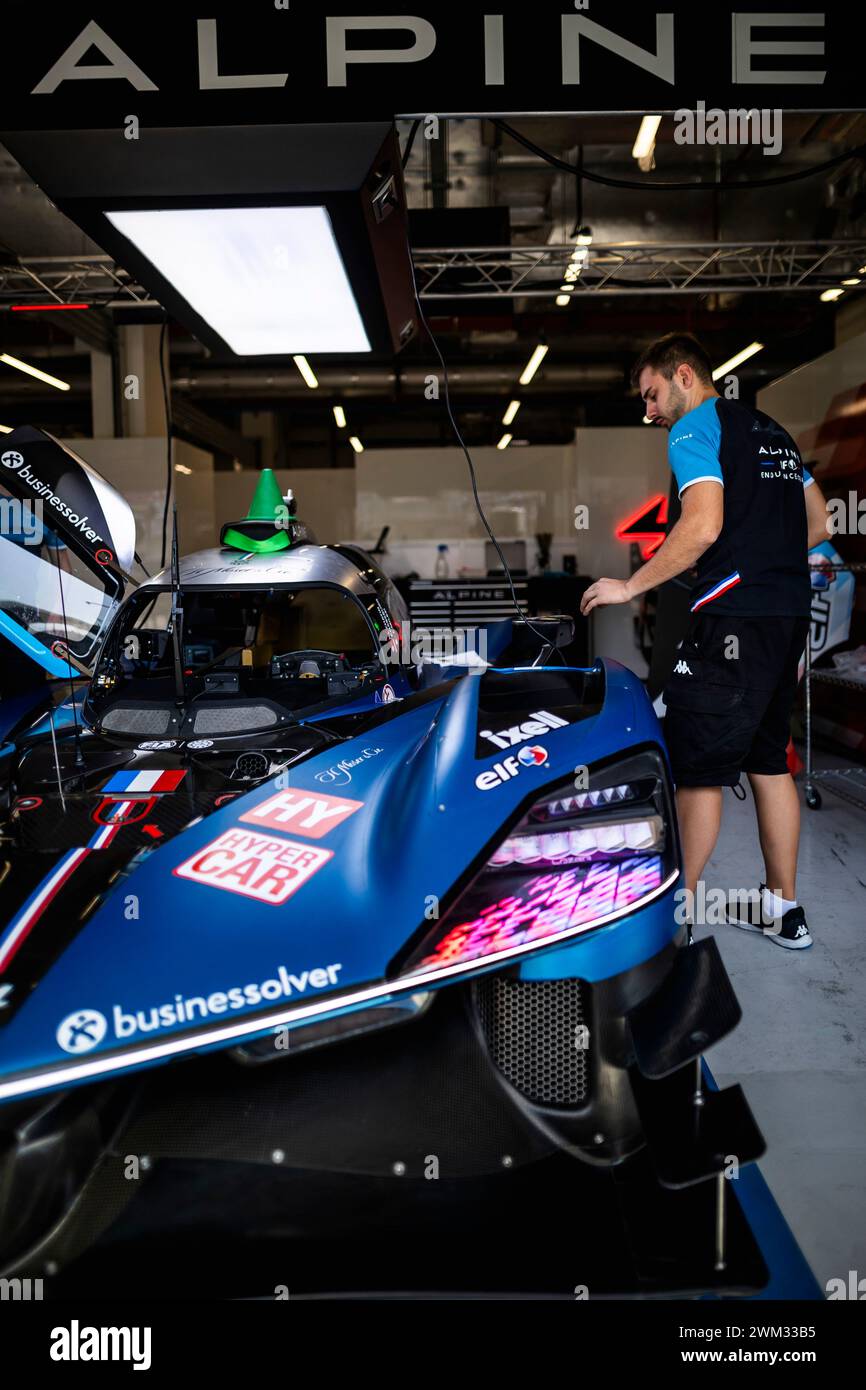 Lusail, Qatar. 23rd Feb, 2024. Alpine Endurance Team, Alpine A424 #35 ...