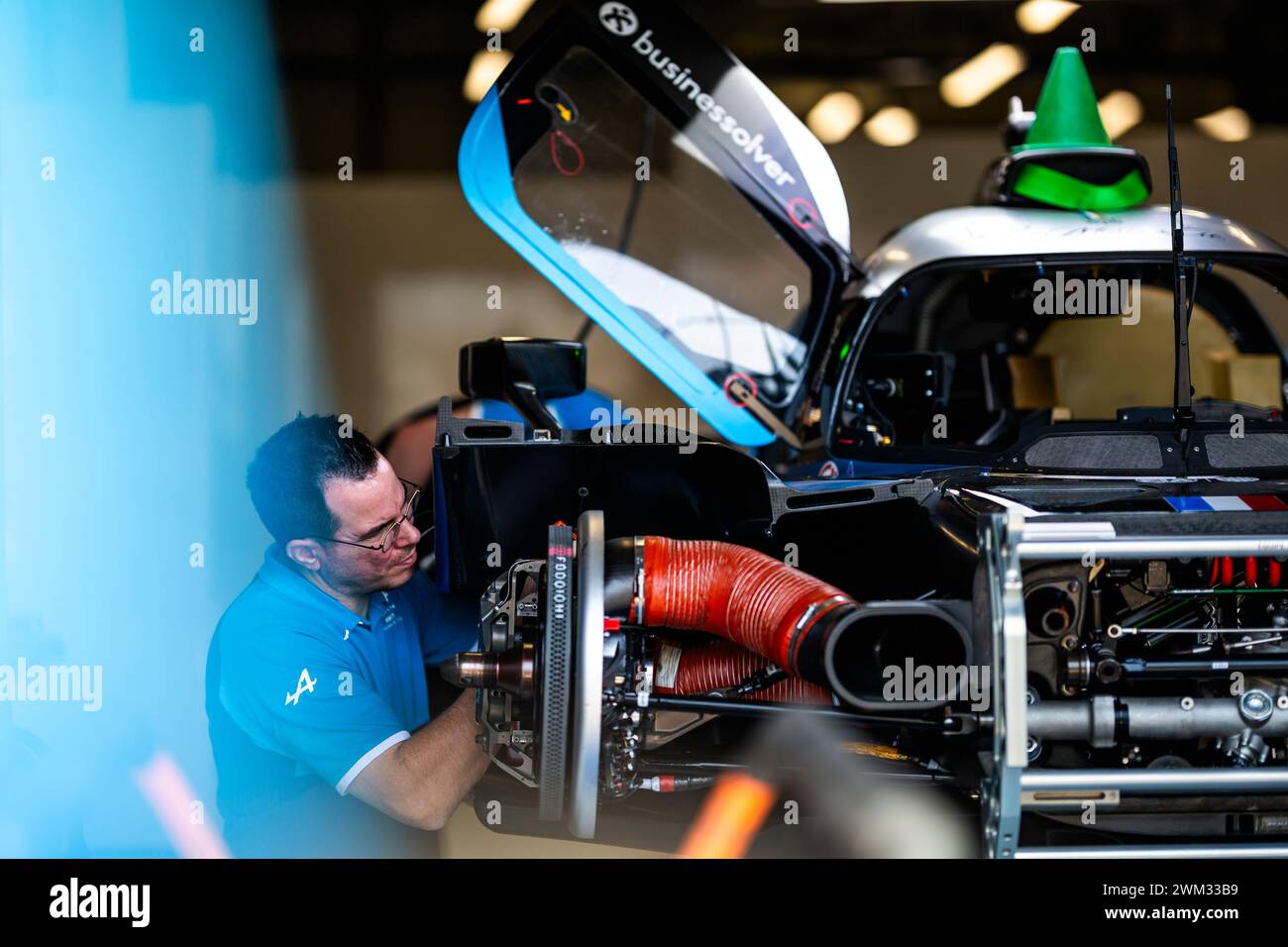 Lusail, Qatar. 23rd Feb, 2024. Alpine Endurance Team, Alpine A424 ...