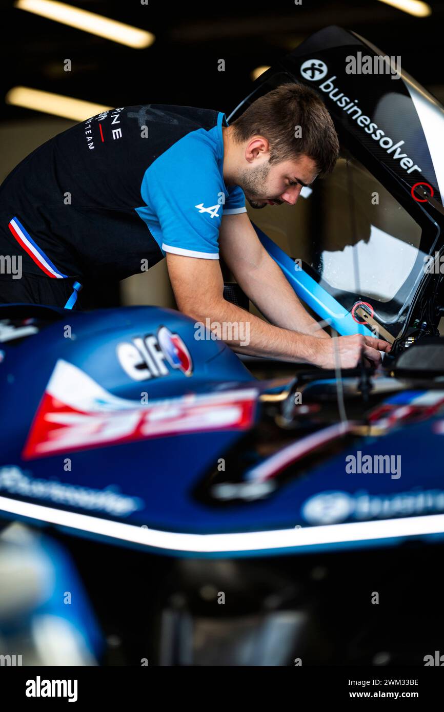 Lusail, Qatar. 23rd Feb, 2024. Alpine Endurance Team, Alpine A424 #35 ...