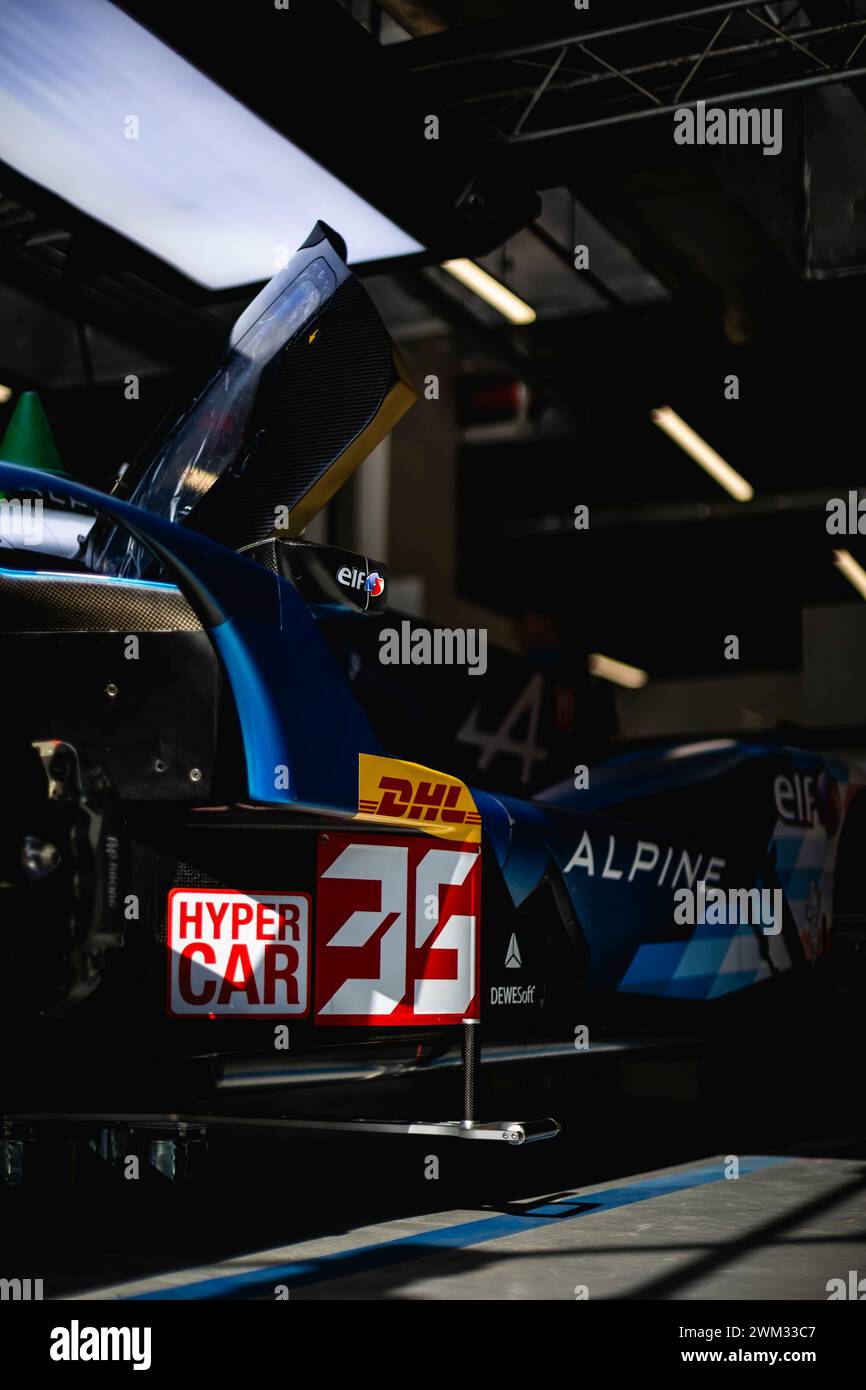 Lusail, Qatar. 23rd Feb, 2024. Alpine Endurance Team, Alpine A424 #35 ...