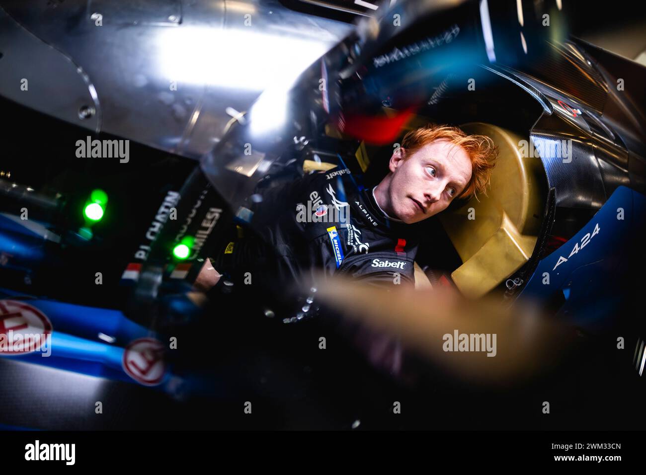 Lusail, Qatar. 23rd Feb, 2024. MILESI Charles (fra), Alpine Endurance ...