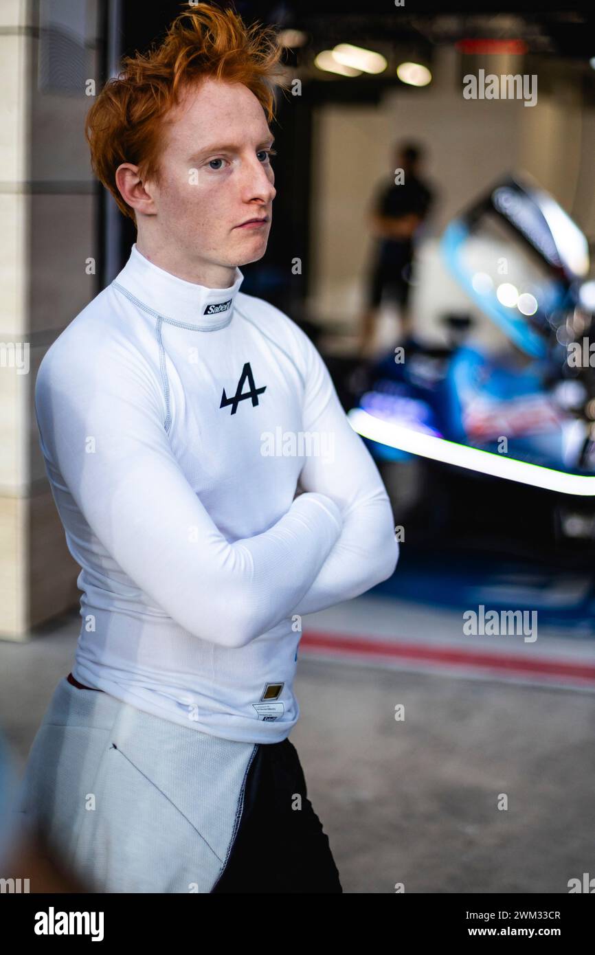 Lusail, Qatar. 23rd Feb, 2024. MILESI Charles (fra), Alpine Endurance ...