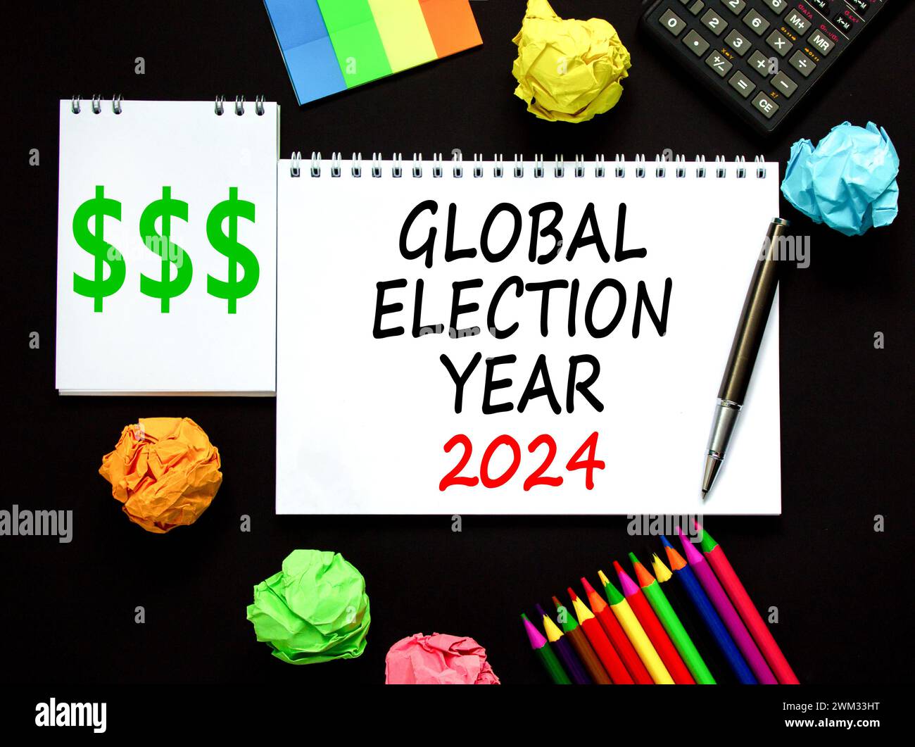 Global election year 2024 symbol. Concept words Global election year ...