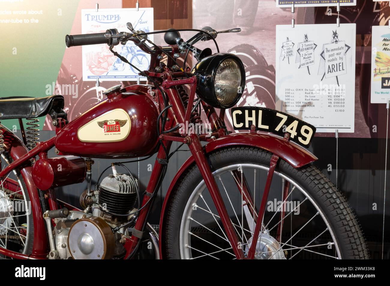 Sparkford.Somerset.United Kingdom.January 7th 2024.A James Comet from ...