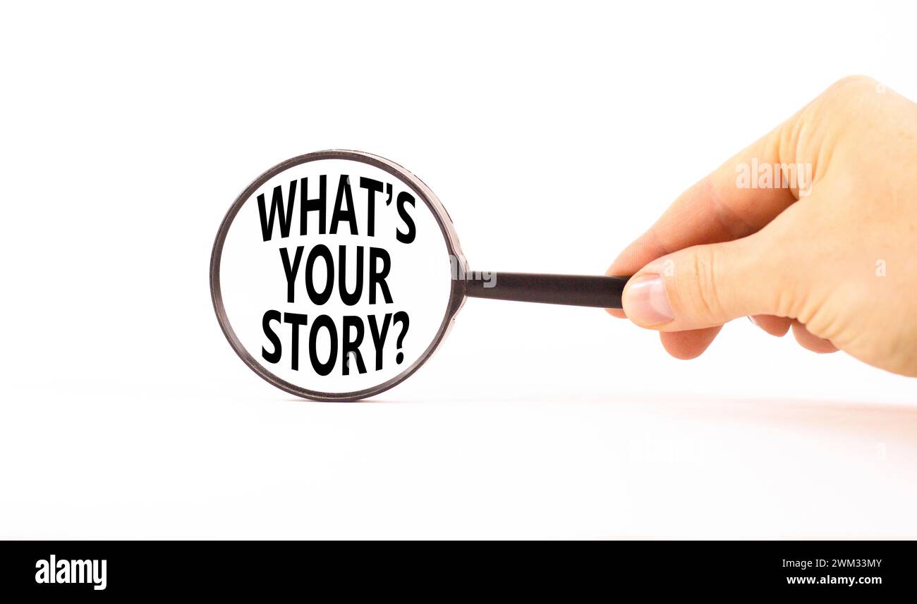 Storytelling what is your story symbol. Concept words What is your ...