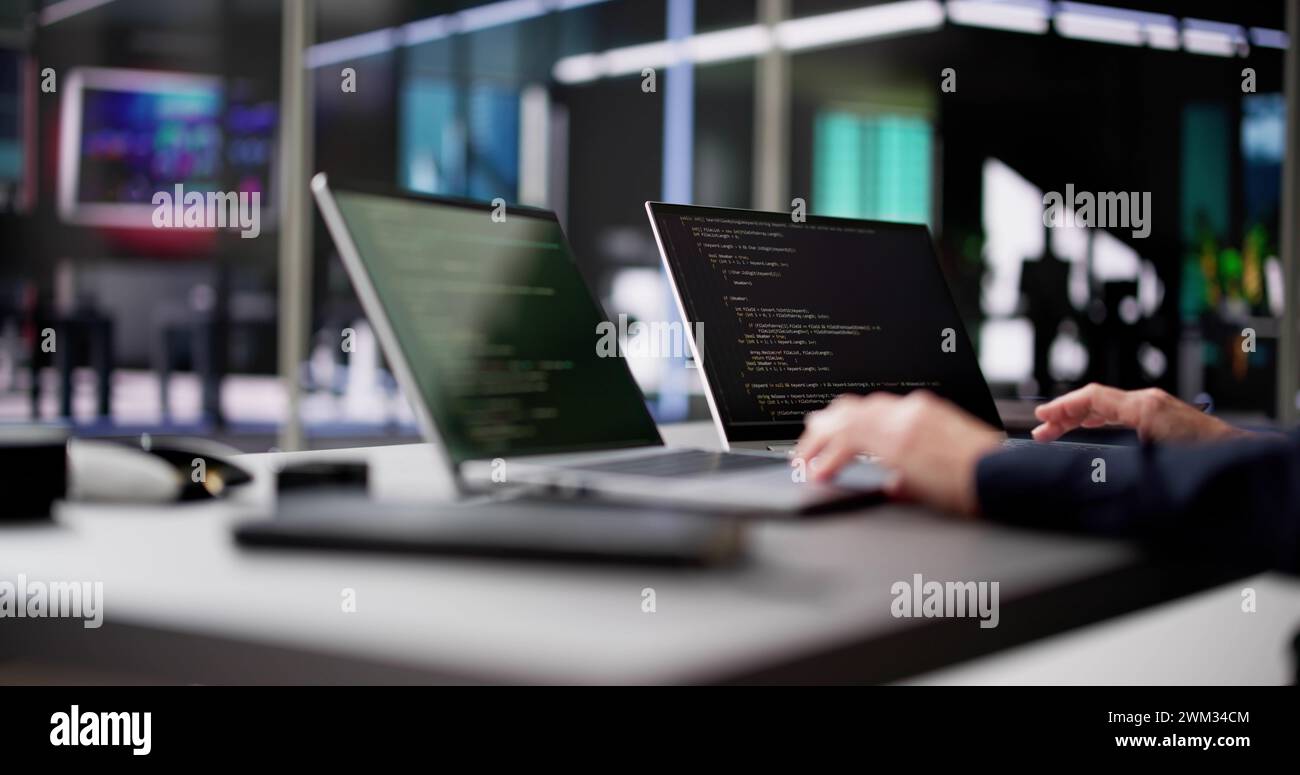 Computer coding code older hi-res stock photography and images - Alamy