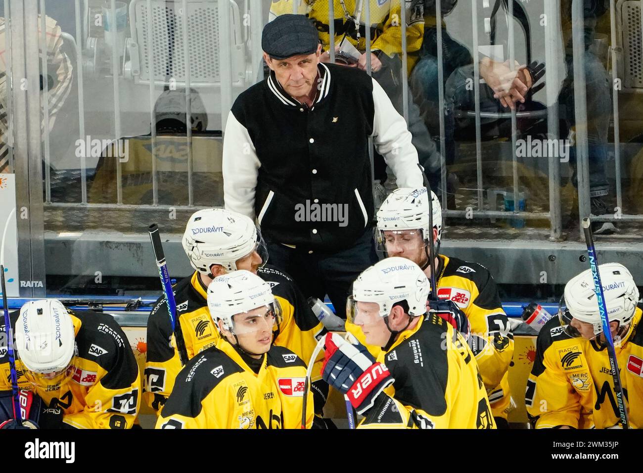Mannheim, Germany. 23rd Feb, 2024. Ice hockey: DEL, Adler Mannheim ...